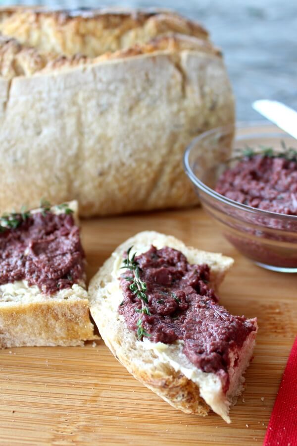 olive paste with thyme & balsamic vinegar - Berry Sweet Life