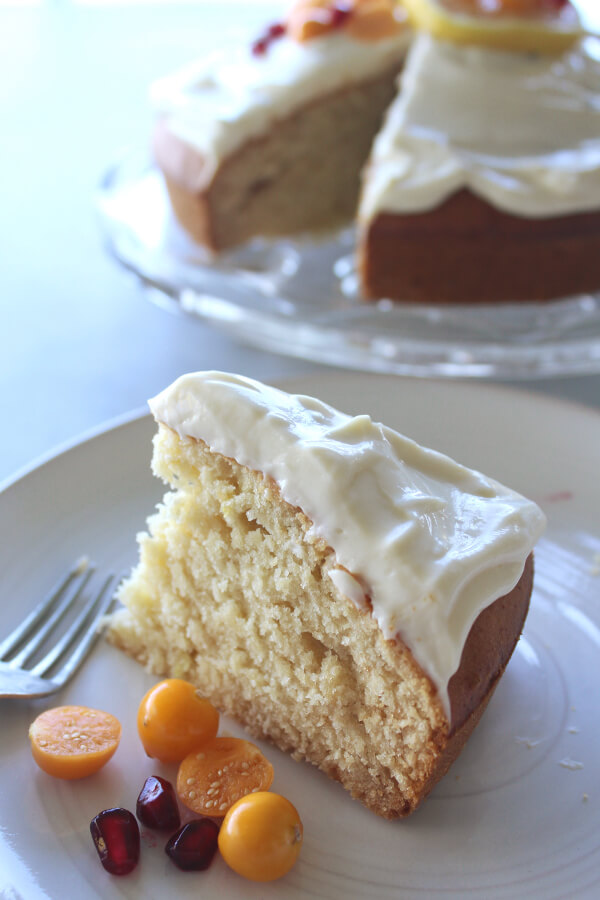 Sugar Free Lemon Olive Oil Cake - Berry Sweet Life