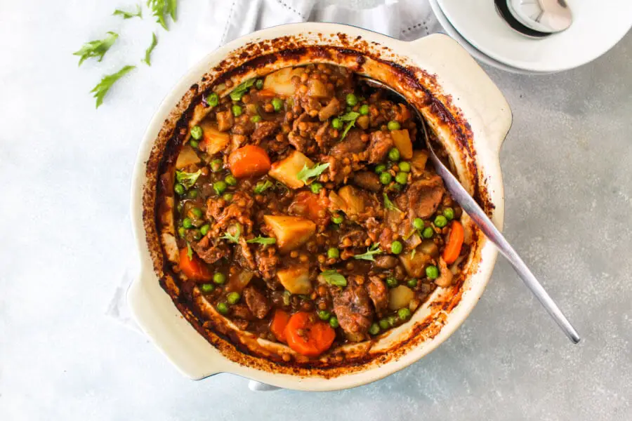 Crock Pot Beef And Lentil Stew - Berry Sweet Life
